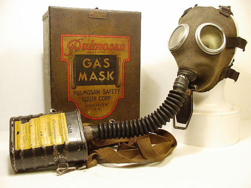 Der Maskenkoerper dieser Pulmosan Gas Mask ist baugleich wie die K.T.M.
