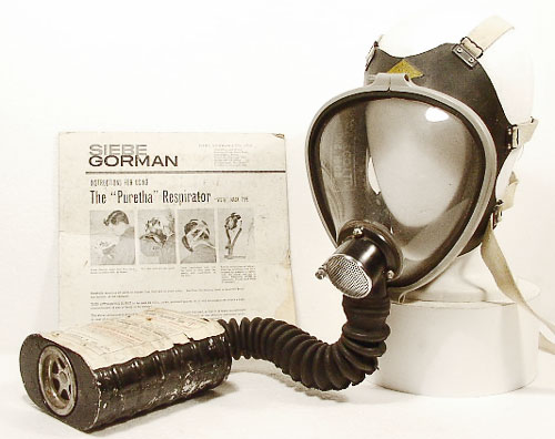 Puretha Industrieschutzmaske, Tragegeschirr fehlt